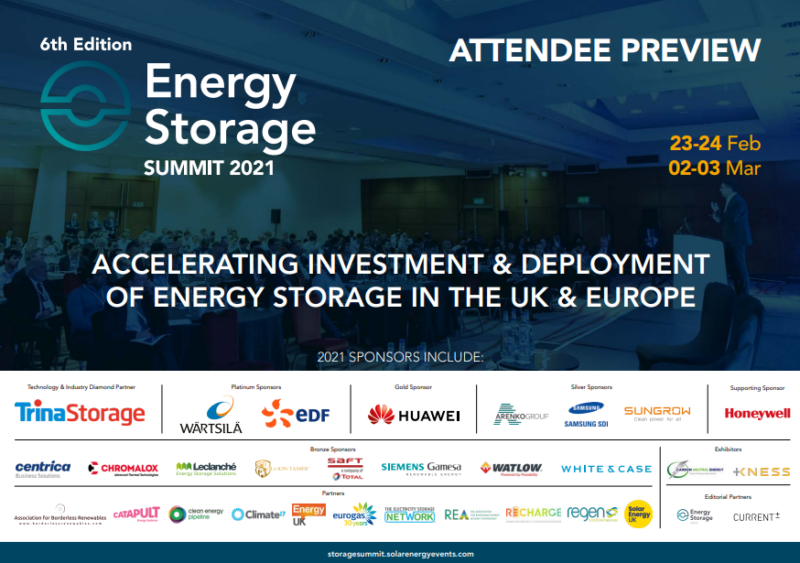 2021 Attendee Preview - Energy Storage Summit 2027